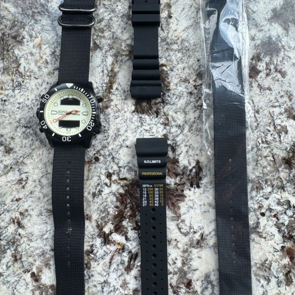 DEEP BLUE DEPTHMETER ANA/DIGI - LUME DIAL PVD | WatchCharts Marketplace