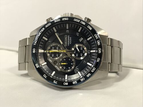 Seiko Men's Stainless Steel ESSENTIALS Chronograph Watch - SSB321 MSRP ...