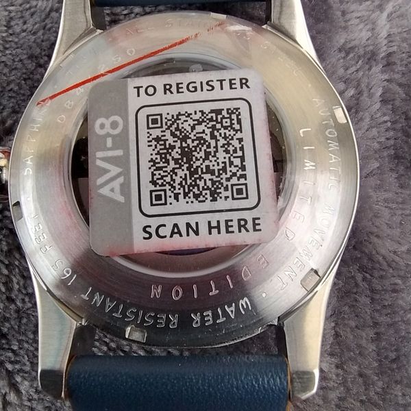 AVI-8 Spitfire Automatic Snoopy Flying Ace LTD Edition Beagle Blue Men ...