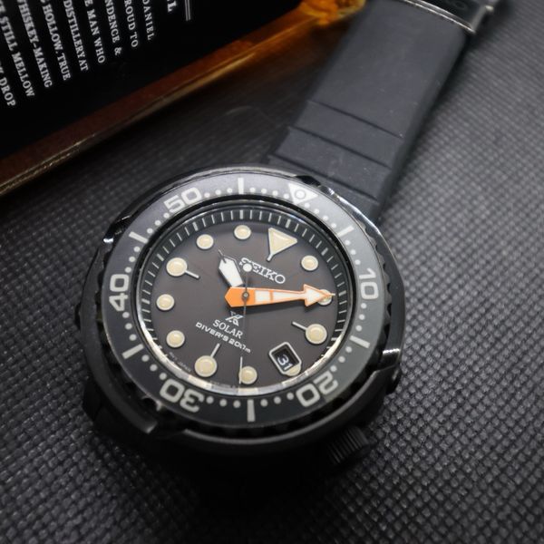 Seiko Prospex Black Series Limited Edition Solar Tuna SNE577P1 ...
