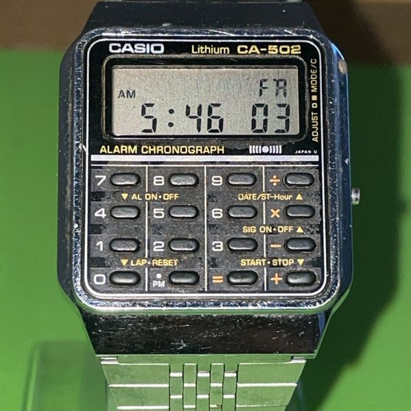 Casio CA-502 Module 237 Japan new battery fitted 1980’s cool ...