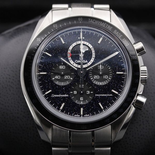 FSOT: Omega Speedmaster Moonphase "Aventurine" - 311.30.44.32.01.001 ...