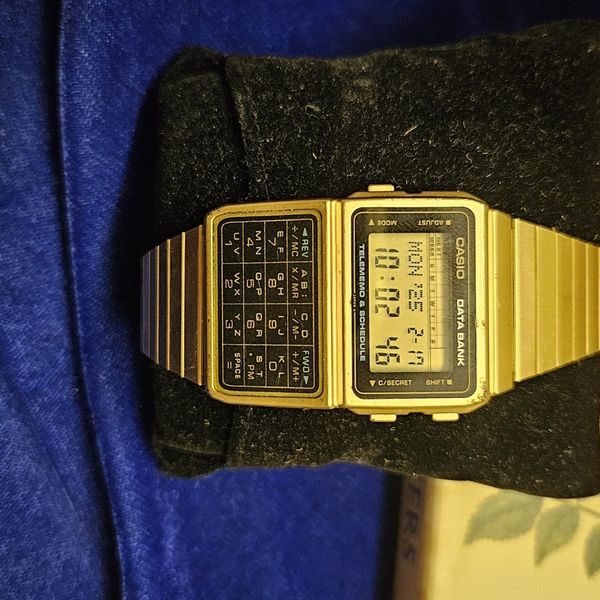 Casio vintage DBC-610 Data Bank Gold Watch | WatchCharts Marketplace
