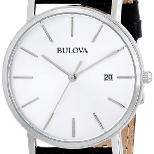 Bulova Bulova Men's 96B104 Silver Dial Dress Watch (overseas items ...