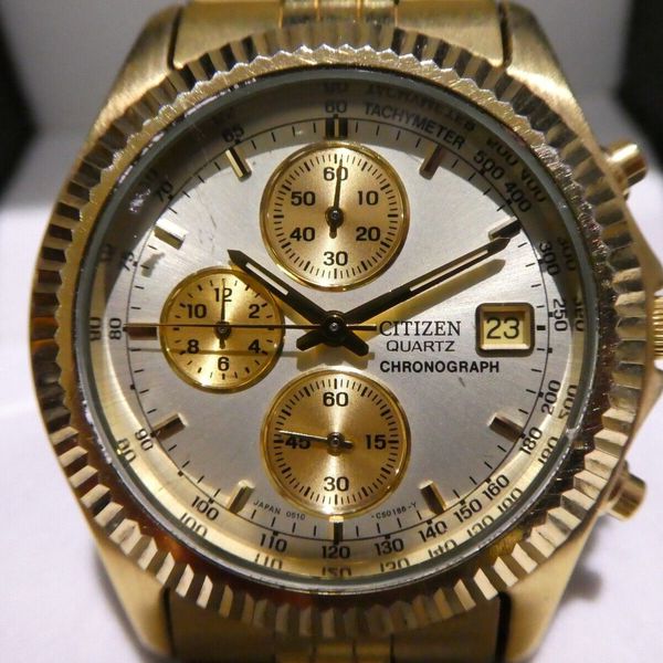 CITIZEN CHRONOGRAPH QUARTZ WATCH, WORKING, BOXED. | WatchCharts Marketplace