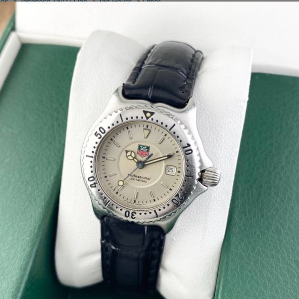 TAG HEUER SEL WI1310 Quartz Ladies Stainless Steel Watch With Leather ...