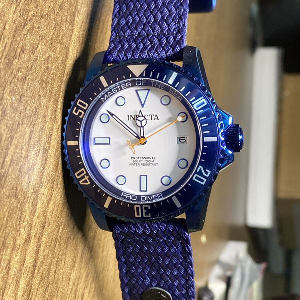 Invicta Pro Diver Automatic Men's 44mm Master of the Sea Navy Blue ...