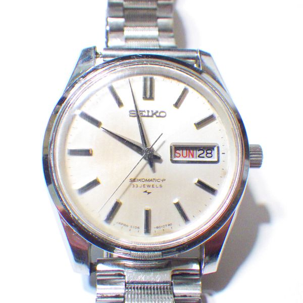 [SEIKO] Seikomatic-P 33 Jewels 5106-8010 Vintage Automatic Watch JAPAN ...