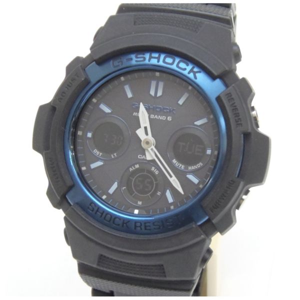 Casio Casio G-SHOCK AWG-M100BC Blue x Black [Used] (47646 ...
