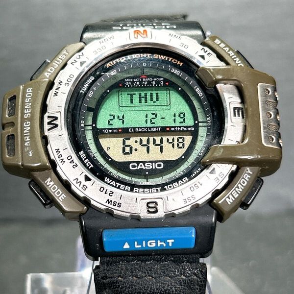 Vintage Casio Pro Trek PRT-40 Men's Wristwatch (Triple Sensor ...