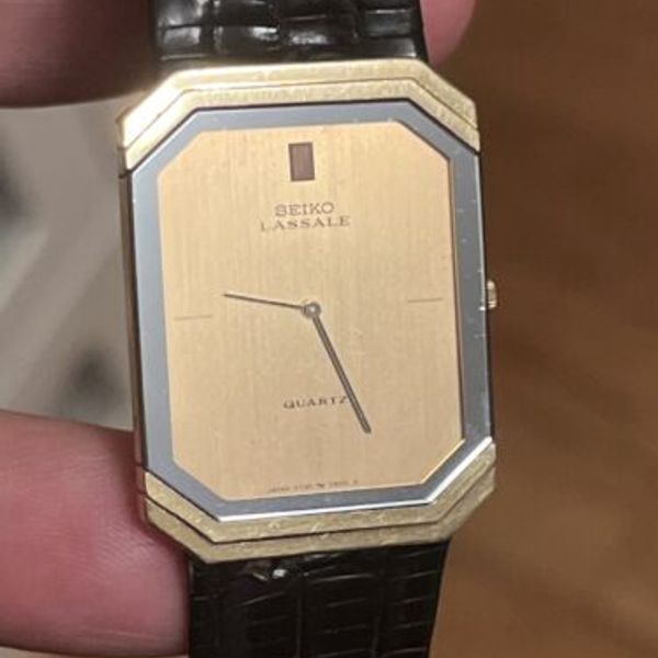Seiko Lassale Watch Men’s Vintage 6730-5629 Octagon Dial Collectors ...