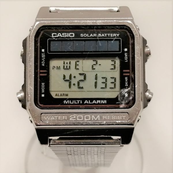 Casio Multi Alarm Solar 200M DW-2000 Watch Watch Men's Free Shipping ...