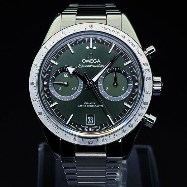 [WTS] 2024 OMEGA Speedmaster '57 40.5mm Green Dial 332.10.41.51.10.001 Full Set | WatchCharts ...
