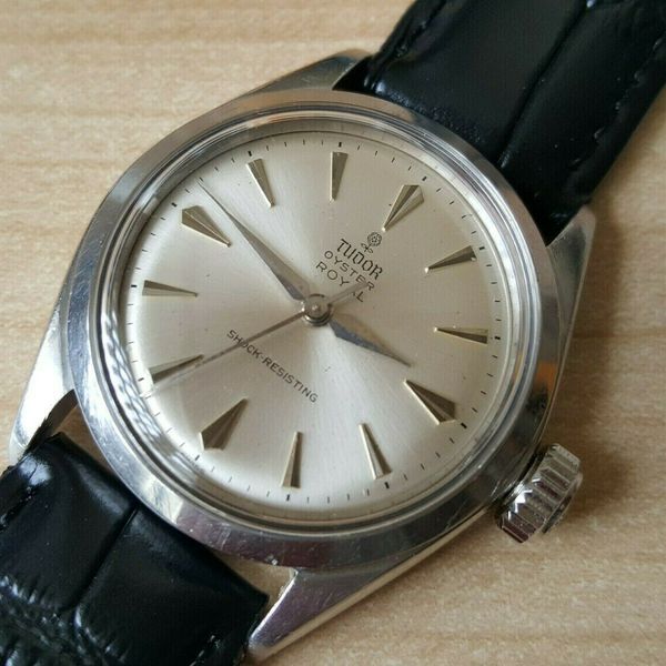 Vintage 1965 Rolex Tudor Oyster Royal 7934 Manual 17 Rubies Movement ...