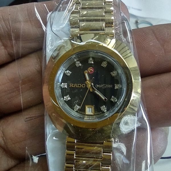 Ladies Rado Diastar Tungsten Carbide Gold Shell Automatic | WatchCharts ...