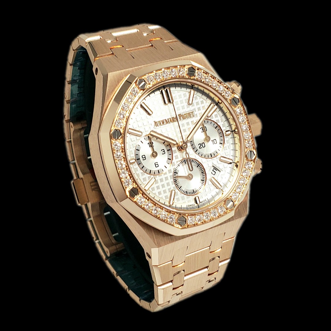 Audemars Piguet Royal Oak Chronograph 38 Pink Gold (26715OR) Market ...