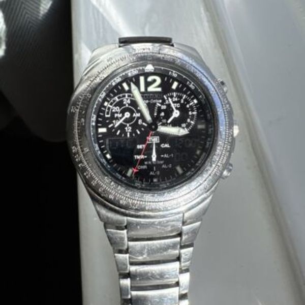 Citizen Menâ s Eco Drive Chronograph Promaster Bracelet Watch C652 ...