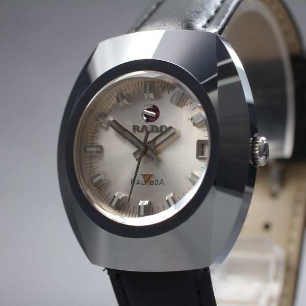 [Near MINT] Rado Balboa V Gray Bezel Silver Dial Date AT Men's From ...