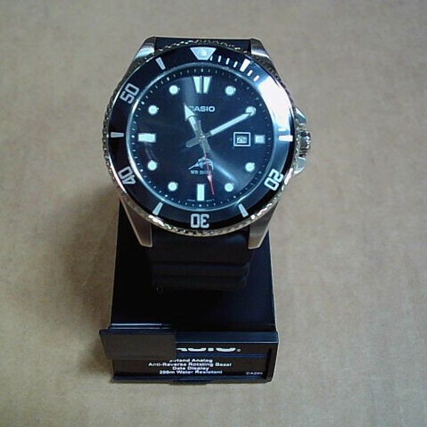 Casio MDV106-1A Men's Analogue Sports Watch - Black | Diving Watch ...