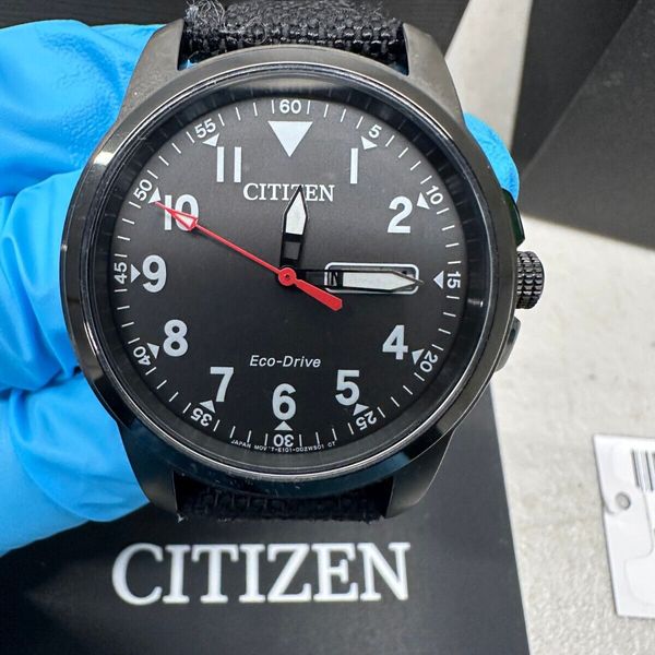 Citizen Men's Eco-Drive Weekender Garrison Field Watch BLACK BM8186-15E ...