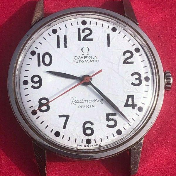 1960s Omega Railmaster Official- Railroad - Automatic Cal.550 Ref.165. ...