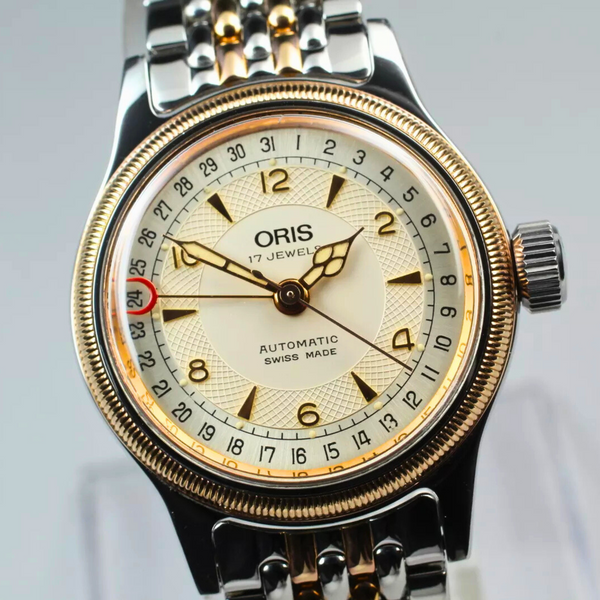 Vintage Near MINT ORIS Big Crown Pointer Date 7400B Women's Automatic Watch 32mm | WatchCharts ...