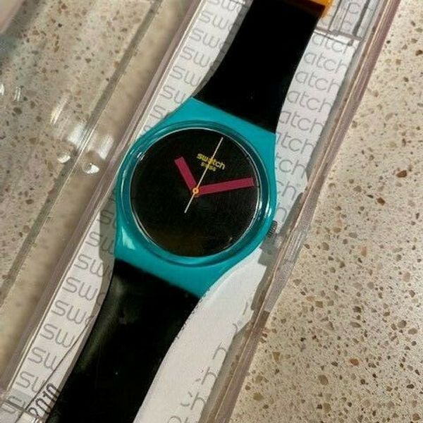 Swatch AFM Powder Turn GG211 2010 Standard Gents 34mm Original Case ...