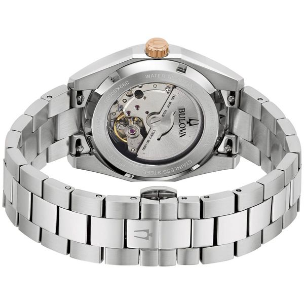 Bulova 98B422 Men's Surveyor Automatic Burgundy Dial Watch ...