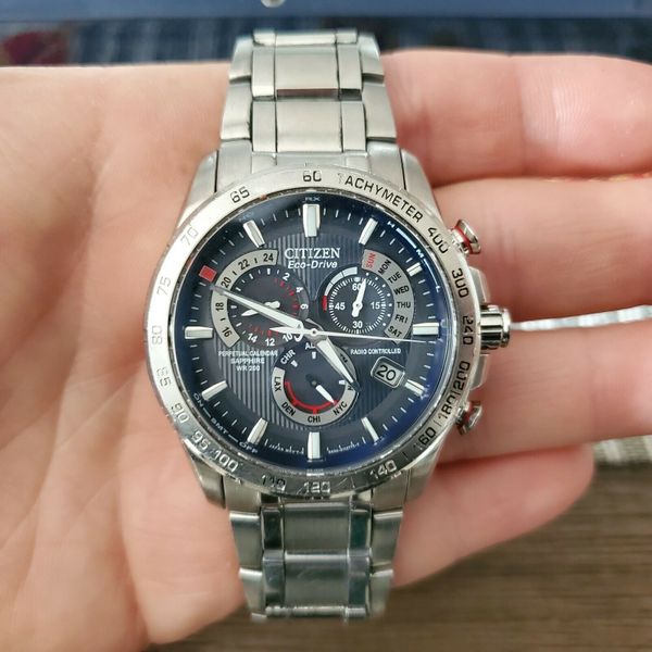 Citizen Limited Edition Eli Manning Perpetual Chrono Watch AT4009-59L ...
