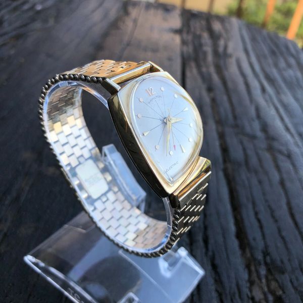 1961 Hamilton Electric Mens Meteor Watch 505 Silver Dial and Kriesler ...