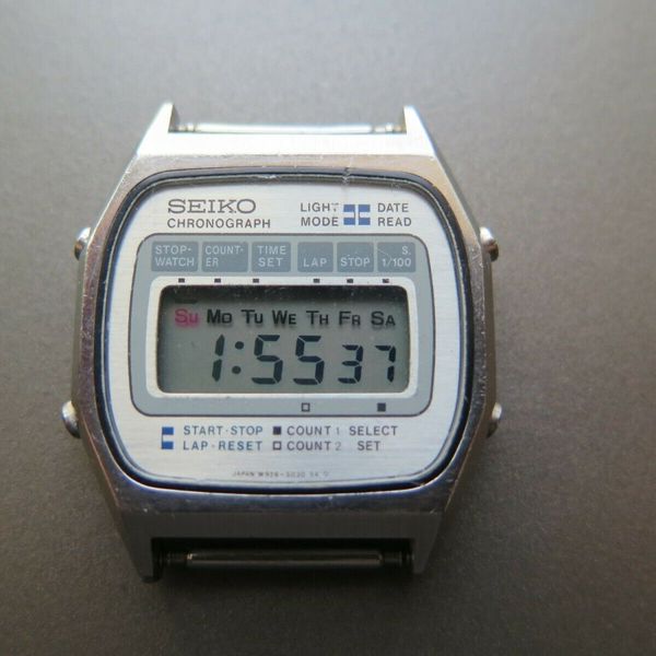 Vintage Seiko LCD Chronograph M929-5030, | WatchCharts Marketplace