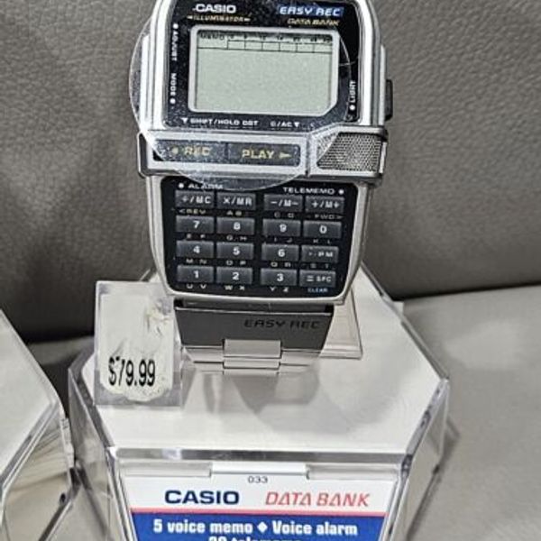 Vintage Casio DBC-V500 Calculator And Recording Watch NIB | WatchCharts ...
