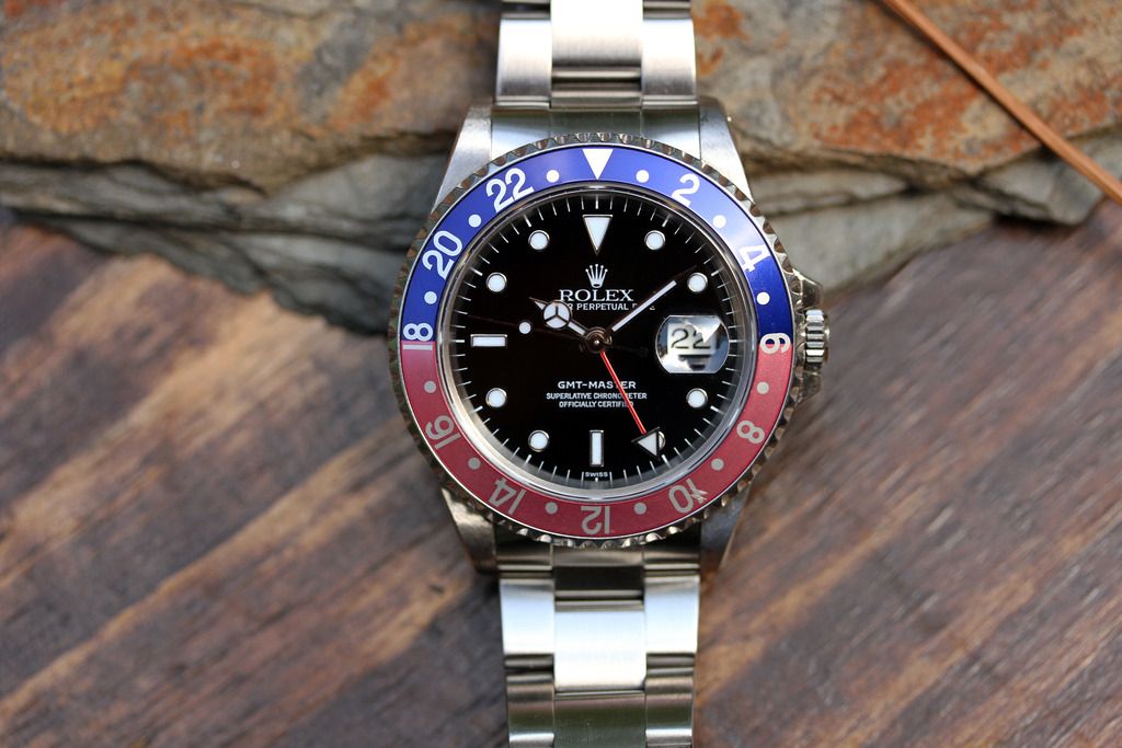 FS: 1998 Rolex GMT-Master ref. 16700 "Pepsi, Unpolished, SWISS Only ...