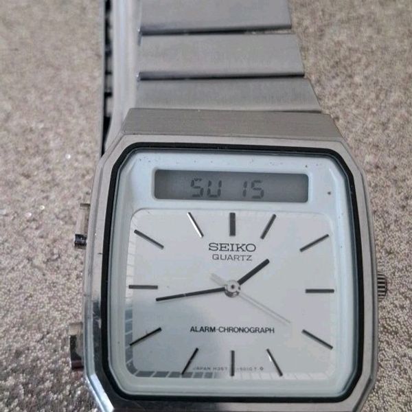 Vintage Seiko H357 5040. Working But A/F. VG Condition. SQ Strap ...