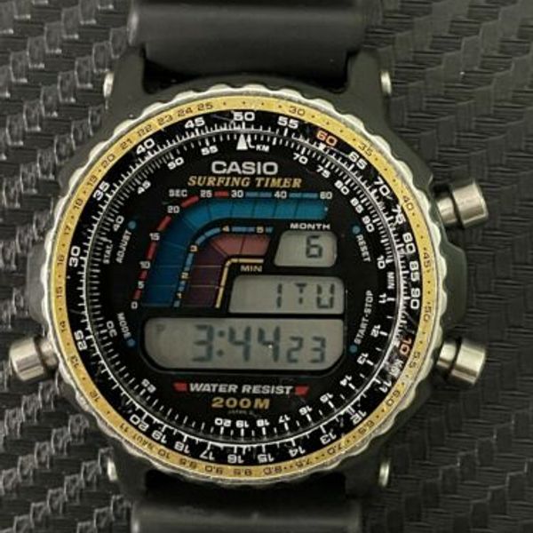 Casio DW 402 Module 906 Surfing Timer from 1989 – Vintage Collectible ...
