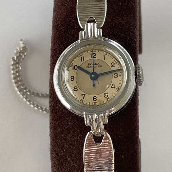 Vintage ROLEX Standard Watch Ladies Swiss made 17 Rubies Rolex Ladies ...