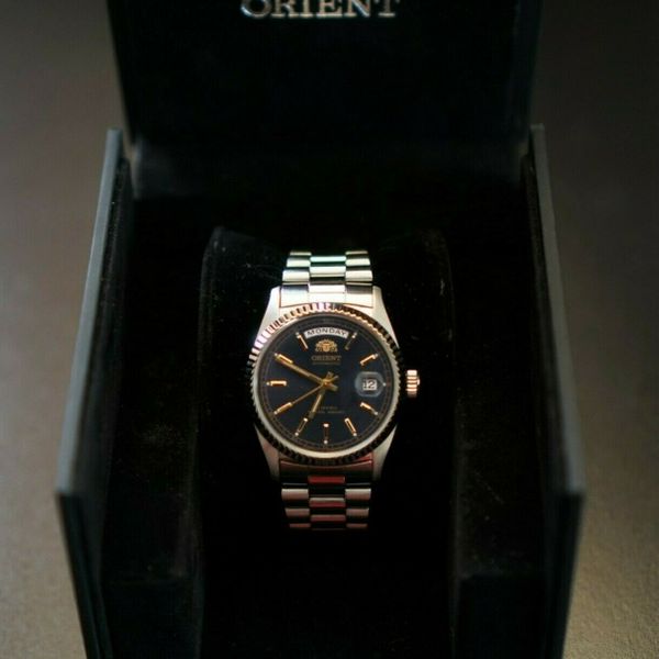 Orient President Day-Date | Blue Dial | 2EV03001DY | WatchCharts