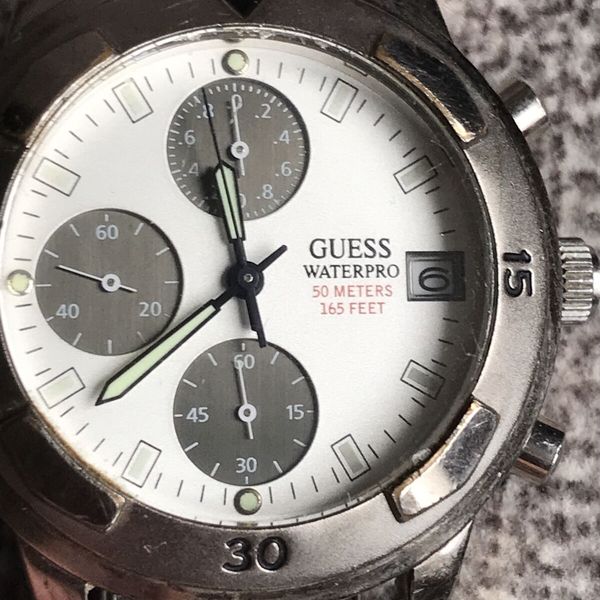 Beautiful Rare Guess Waterpro Chronograph Watch Fully Working New ...