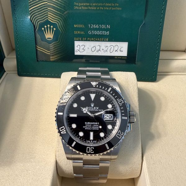 Rolex Submariner Date 126610LN 2026 New In Box | WatchCharts Marketplace