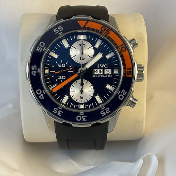 FS: IWC Aquatimer IW376704 Chronograph Navy Blue & Orange. 44 mm on ...