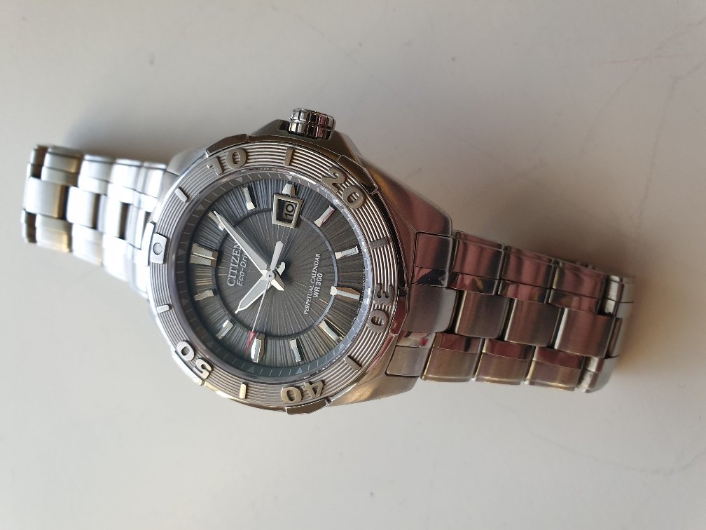 FS: Citizen Signature Courageous BL1251-52H Perpetual calendar diver ...