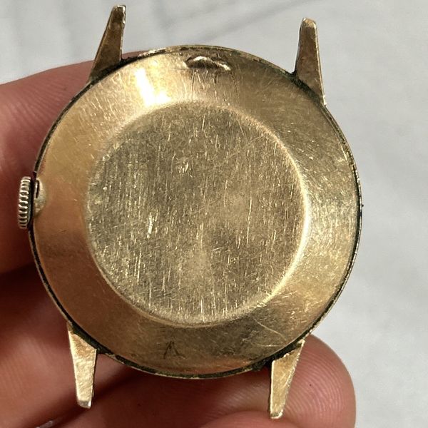 Vintage Elgin Shockmaster Gold Tone Self Winding 35mm Watch Runs ...