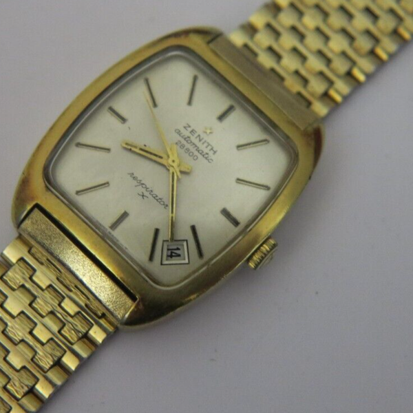 Gent's Vintage Zenith Automatic 28800 Respirator Mechanical Wristwatch ...
