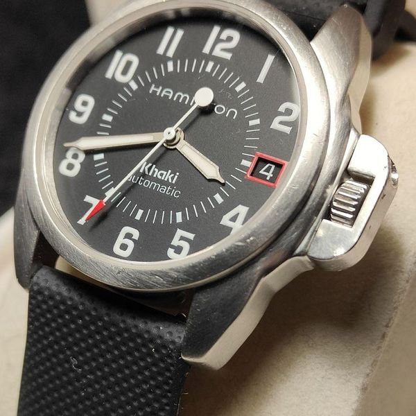 Hamilton Khaki Action Automatic Watch 34mm Military Inspired New ...