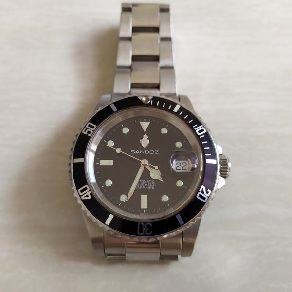 Sandoz Submariner Date Automatic Watch | WatchCharts Marketplace