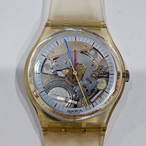 Vintage Original Skeleton Jelly swatch watch all original | WatchCharts ...