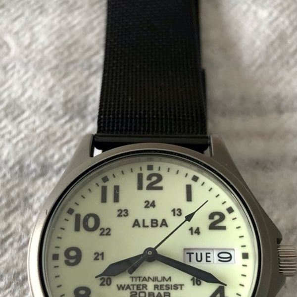 FS: Alba (Seiko) Traditional Sized Titanium Quartz Field Watch Full ...