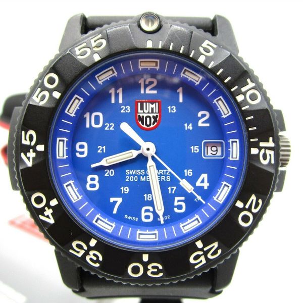 LumiNOX Swiss Series 3000/3900 3-HRB/MB-Microtec 200M Watch RUNS w ...