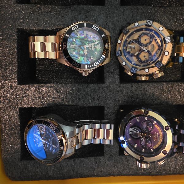invicta mens watch collection of 8 units | WatchCharts Marketplace