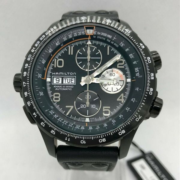 Hamilton Khaki Aviation X-Wind Auto Day/Date Chrono H77736733 (Nearly ...